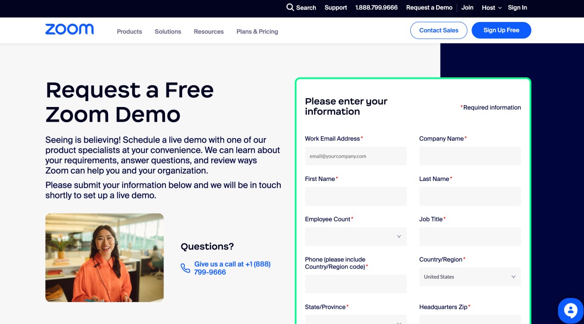 Blog | 8 Kickass 'Request a Demo' Page Examples That Drive Conversions