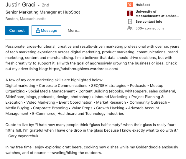 Blog | 7 LinkedIn Summary Examples for Every Job Seeker (+ Tips)