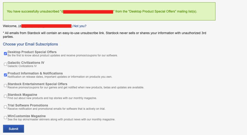 12 Great Unsubscribe Page Examples