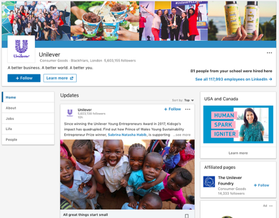 Blog | The 5 Best LinkedIn Company Pages in 2021