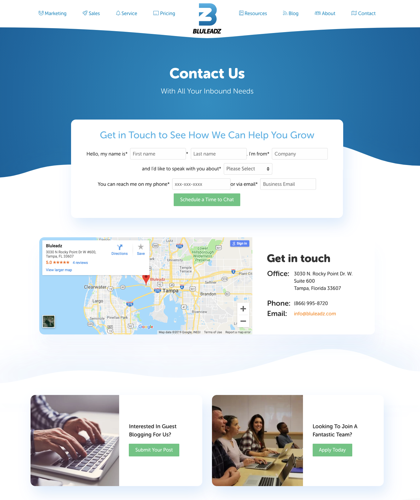 Here Are 20 Awesome Contact Us Pages We Love