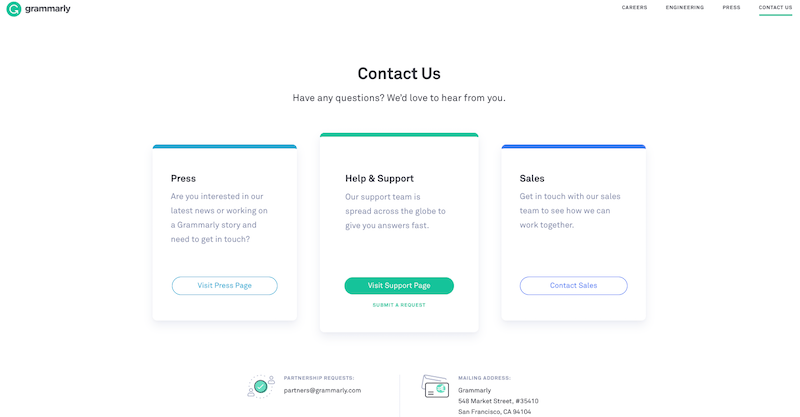 Blog | The 20 Best Contact Us Pages That Convert (+ Best Practices)