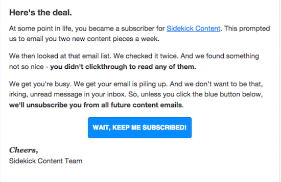 12 Great Unsubscribe Page Examples