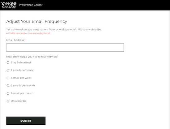 12 Great Unsubscribe Page Examples