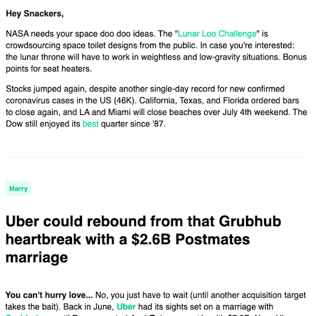 Blog | 5 of the Best Newsletter Examples (+ 15 Tips)